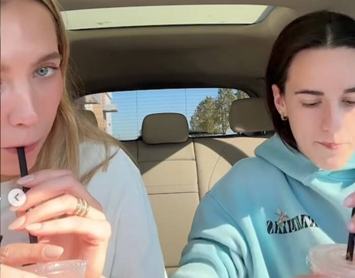 VIDEO: Caitlin Clark Tries To Conceal Her Identity While Getting Drinks ...