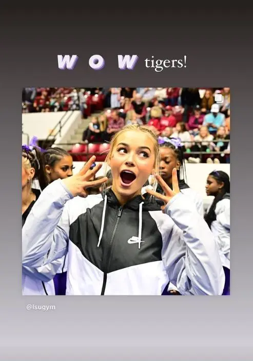 LSU Gymnast Olivia Dunne Shows Off Booty During Performance on Uneven ...