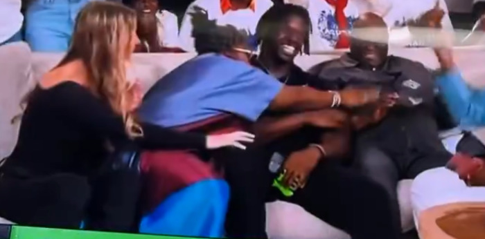 Watch Wild Video Of Olu Fashanu’s Mom Subtly Blocking His Girlfriend ...