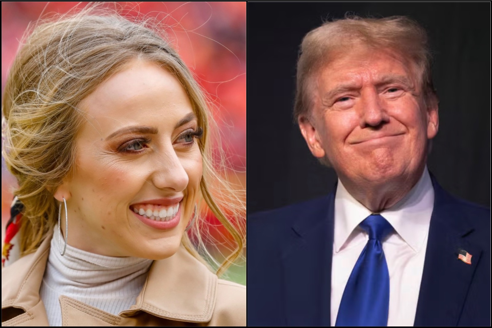 Donald Trump Thanks Patrick Mahomes' Wife Brittany Mahomes For Her Love ...