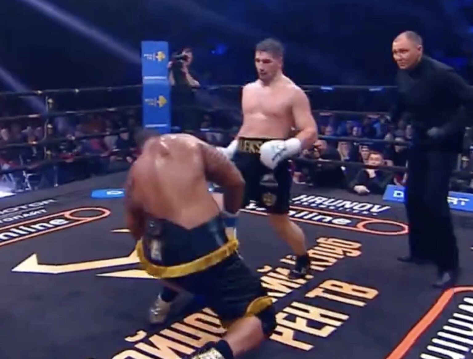 Watch Greg Hardy Lose in a Russian Boxing Fight - BlackSportsOnline