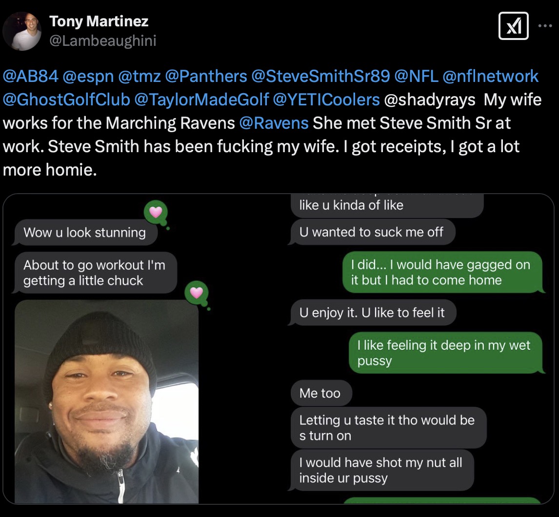 Tony Martinez Exposes Steve Smith Sr. For Allegedly Having Affair With ...