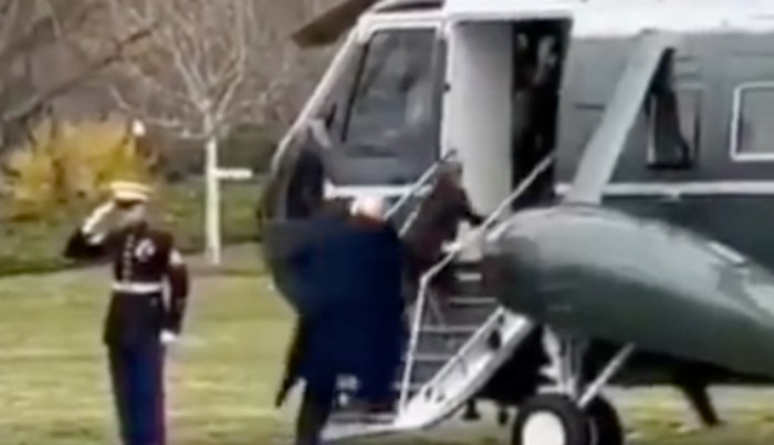 VIDEO: Health Concerns Raised Over Donald Trump's Struggle To Board ...