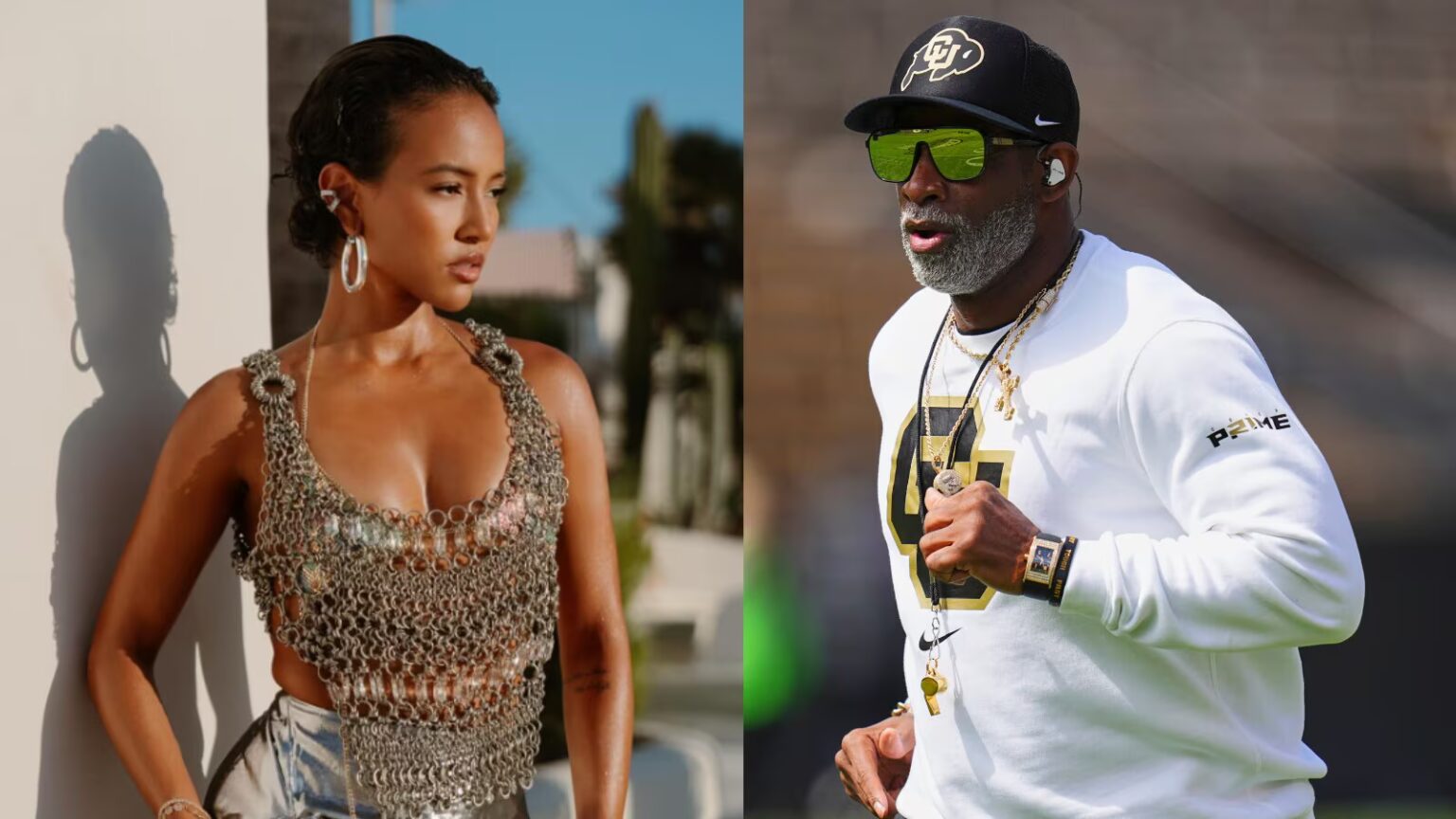 Deion Sanders Dating Chris Brown’s Ex-Girlfriend Karrueche Tran - BlackSportsOnline