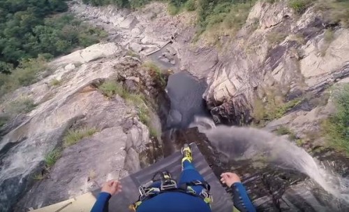 Cliff Jumper Breaks World Record With 193-Ft Jump (Video ...