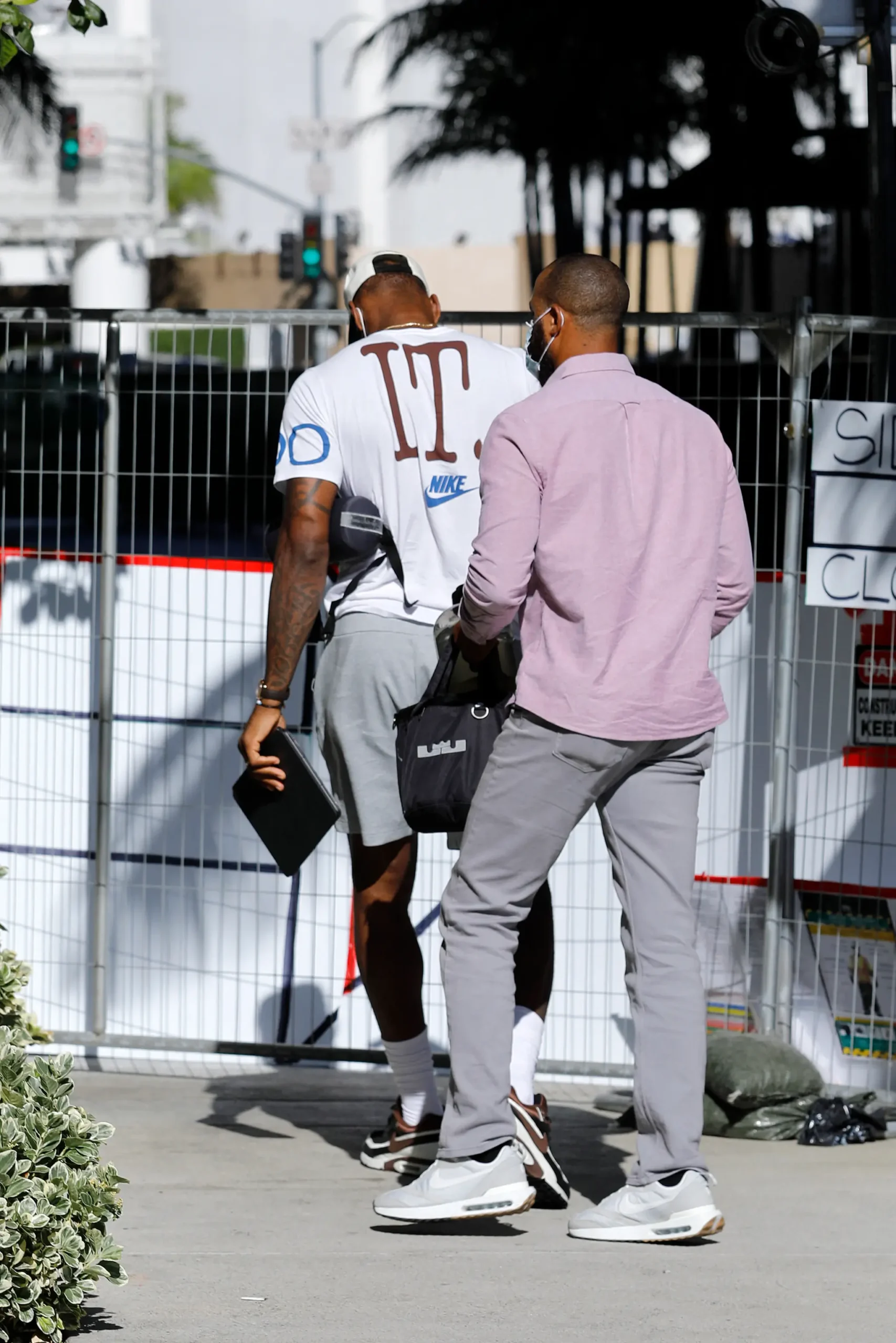 Photos of LeBron James Entertering Hospital to Check on His Son Bronny ...