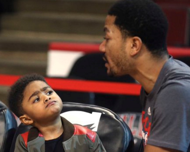 Twitter Reacts To Derrick Rose’s Son Priceless Facial Expression ...