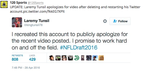 Laremy Tunsil Speaks on Gas Mask Video Before Deleting Twitter ...