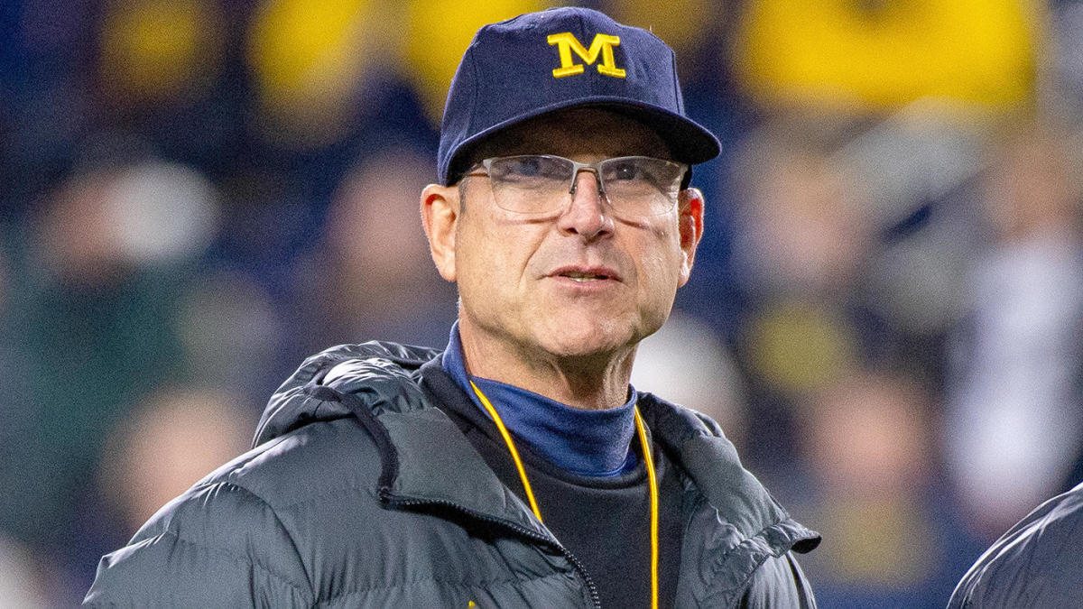Jim Harbaugh Reacts to the Arrest of a Former Michigan Coach Selling ...
