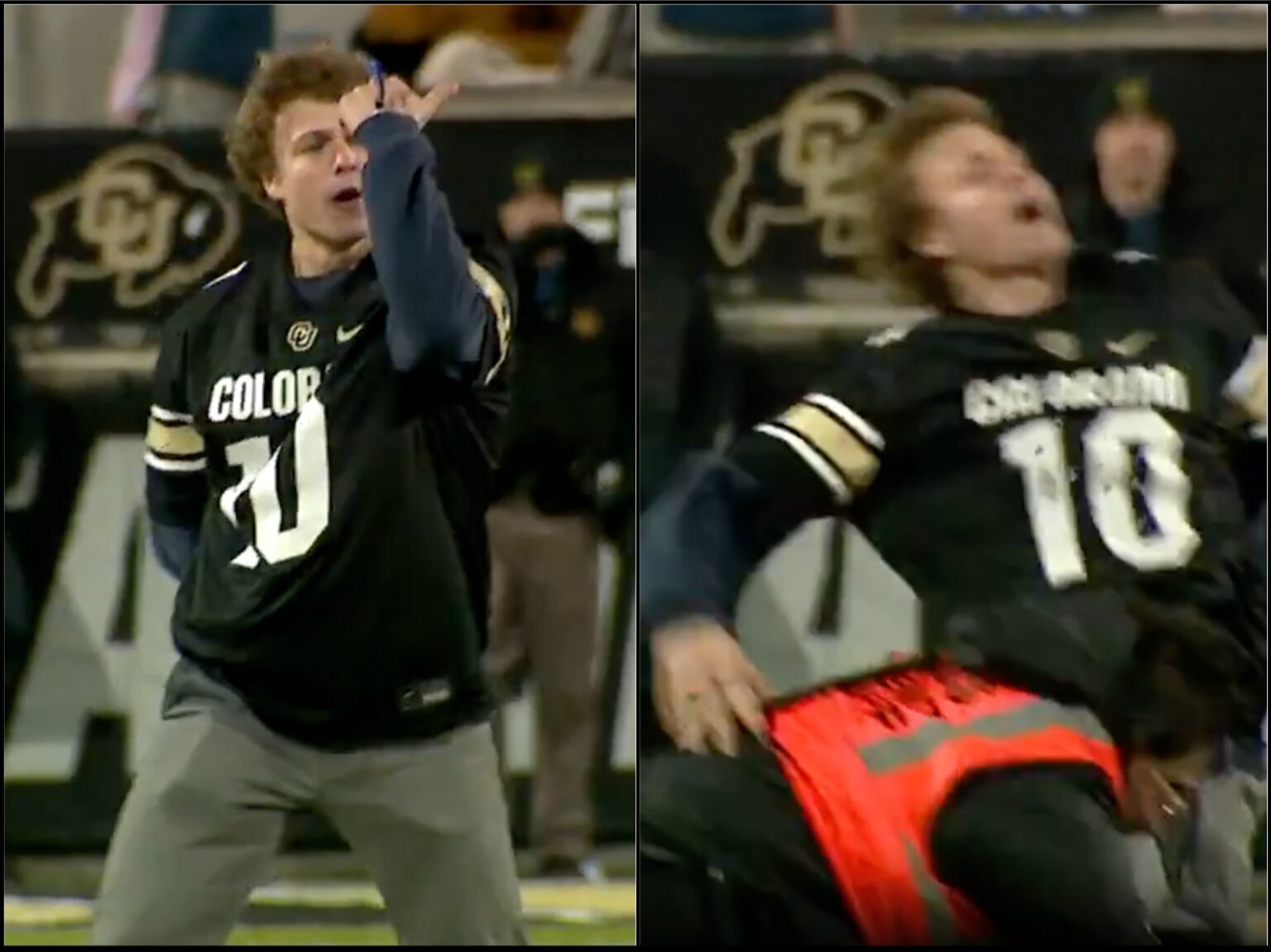 Colorado Fan Gets Tackled By Security After Doing Shedeur Sanders ...