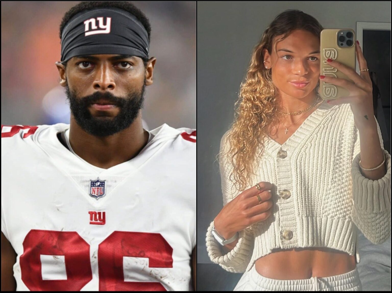 Giants Darius Slayton and Olympian Anna Hall Engagement Photos ...