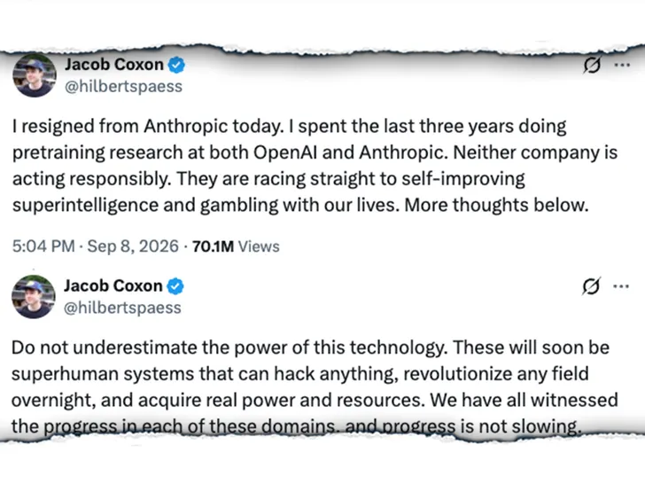 Ai Researcher Jacob Coxon Resigns Due To Concerns Robots Will End
